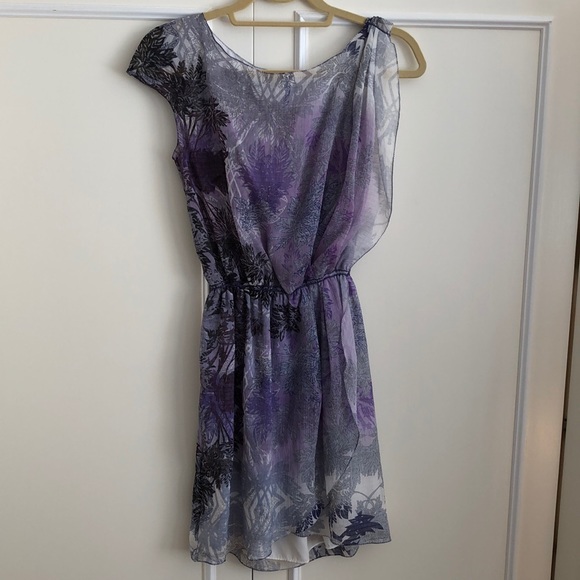Studio M | Dresses | Nwt Studio M Beautiful Purplelilac Print Dress ...